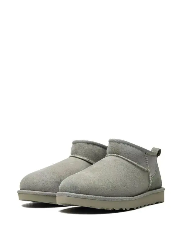 UGG Classic Ultra Mini Shearling Boots - Grey