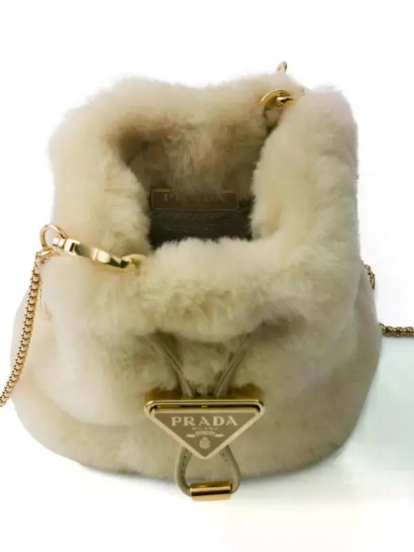 Prada Shearling Mini Bag