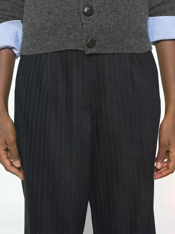 Miu Miu Pinstriped Straight-leg Trousers