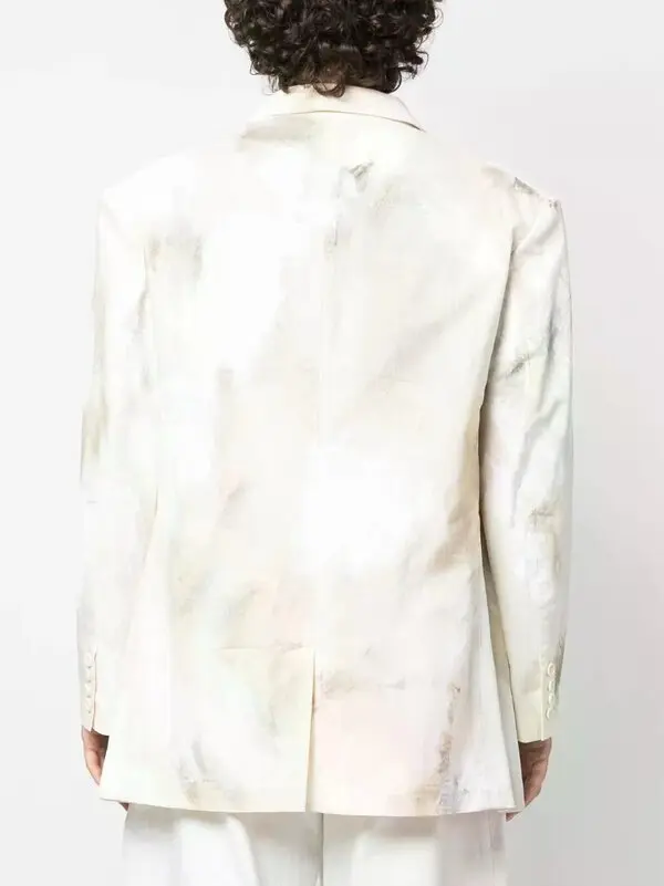 Yohji Yamamoto Abstract-print Jacket