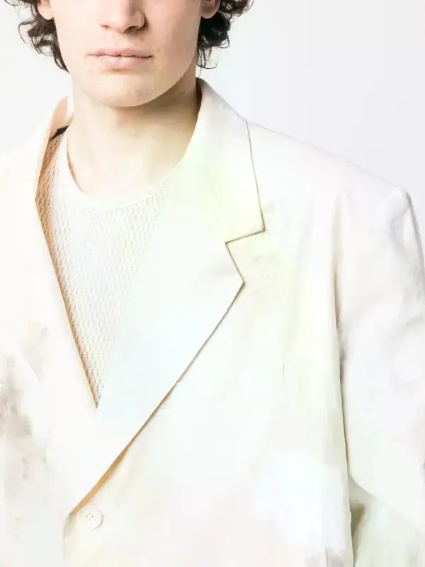 Yohji Yamamoto Abstract-print Jacket
