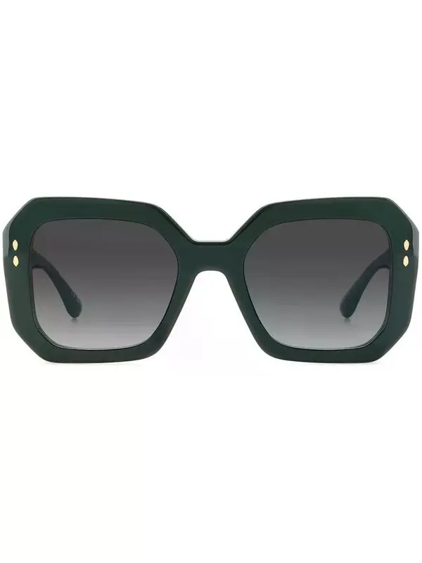 Isabel Marant 0190gs Square-frame Sunglasses - Green
