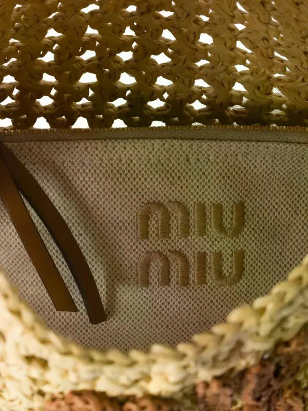 Miu Miu Interwoven Tote Bag