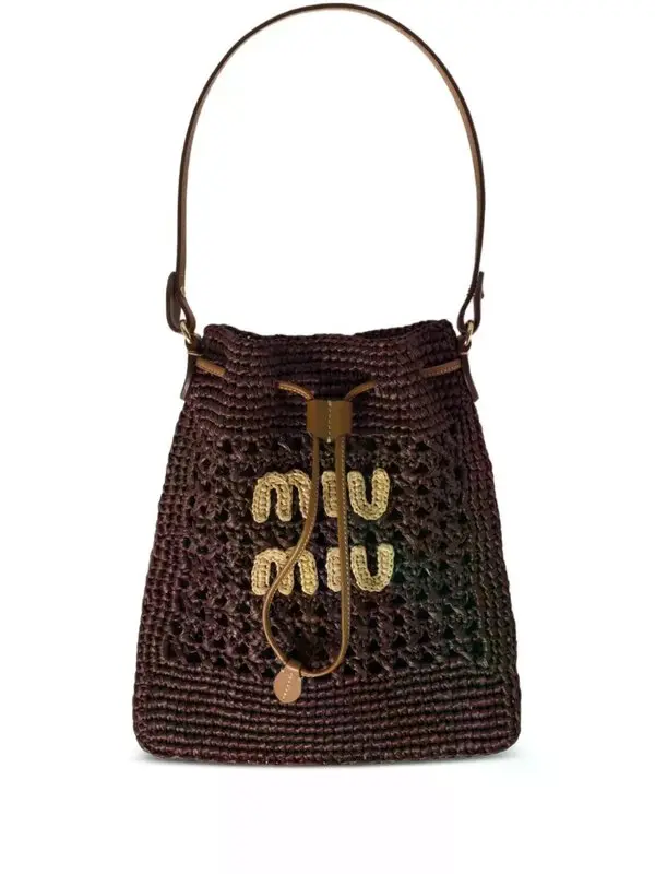 Miu Miu Mini Crochet Bucket Bag