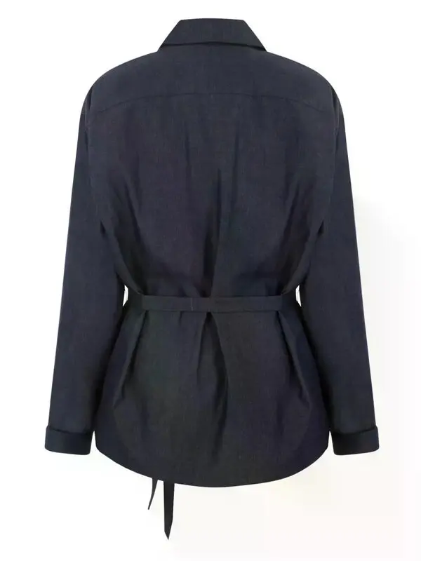 10 CORSO COMO Embroidered Chambray Pyjama Shirt