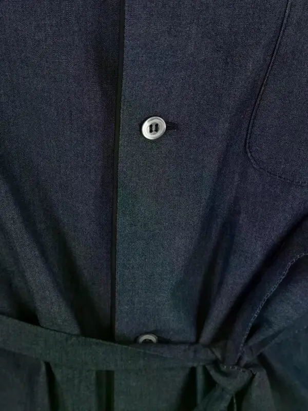 10 CORSO COMO Embroidered Chambray Pyjama Shirt