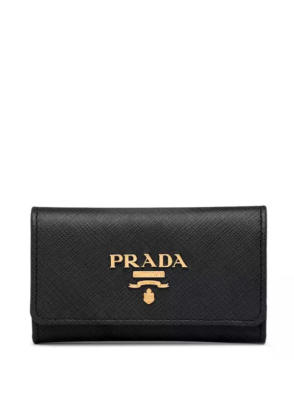 Prada Snap Key Case - Black
