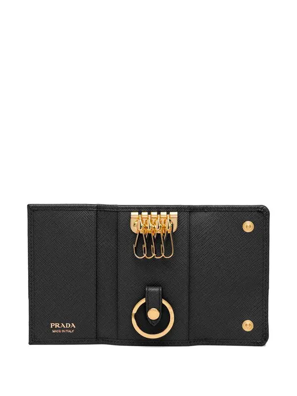 Prada Snap Key Case - Black