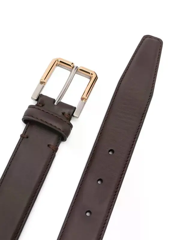 Etro Leather Belt - Brown