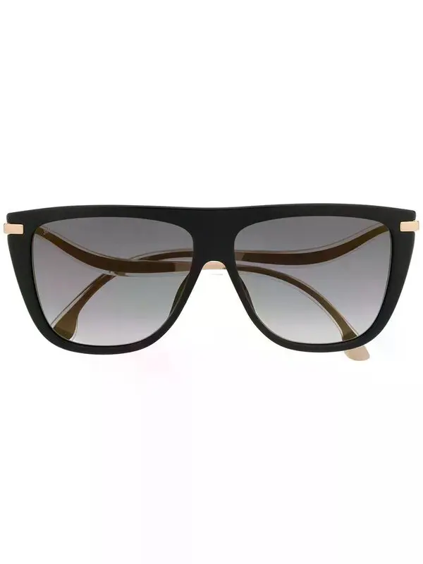 JIMMY CHOO Suvis Oversized Sunglasses - Black