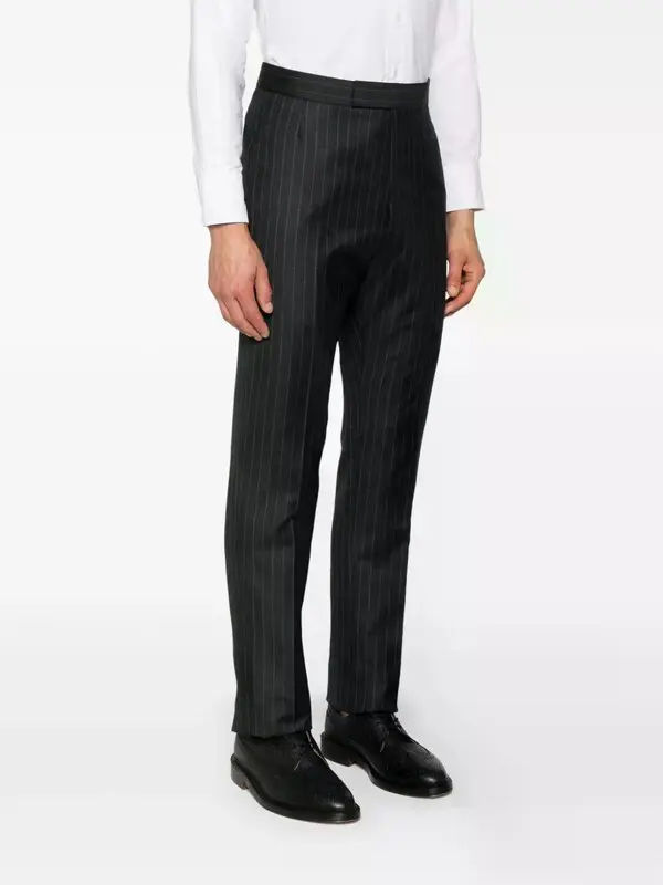 Thom Browne Pinstripe Wool Trousers