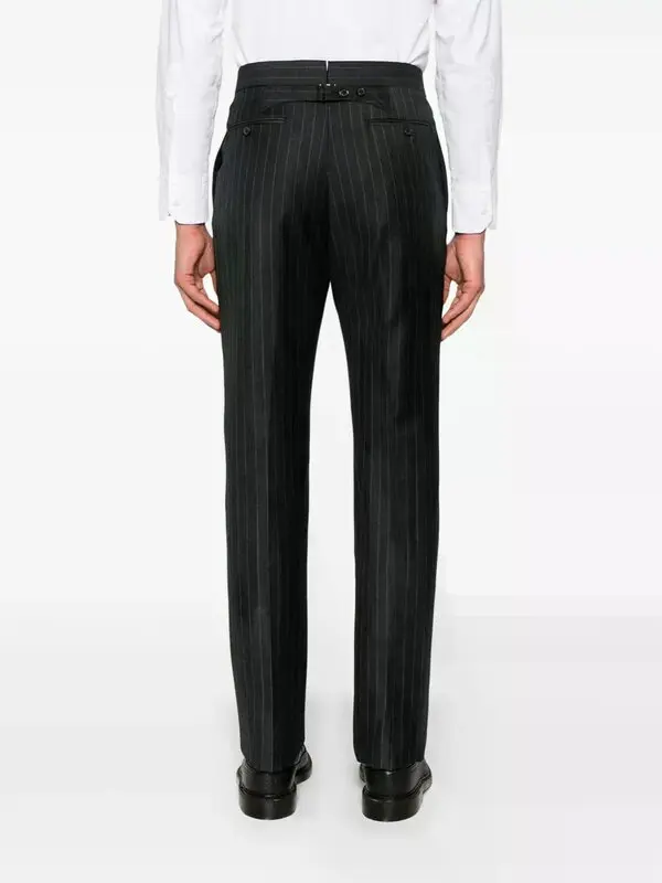 Thom Browne Pinstripe Wool Trousers