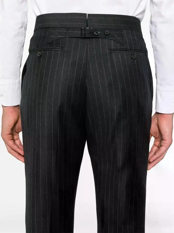 Thom Browne Pinstripe Wool Trousers