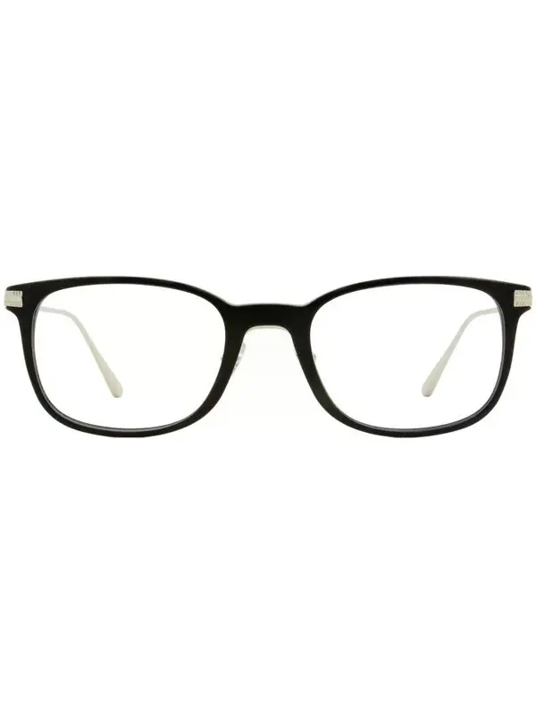 Omega Rectangle-frame Glasses - Black