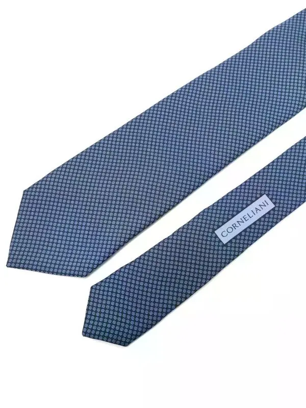 Corneliani Silk Tie - Blue