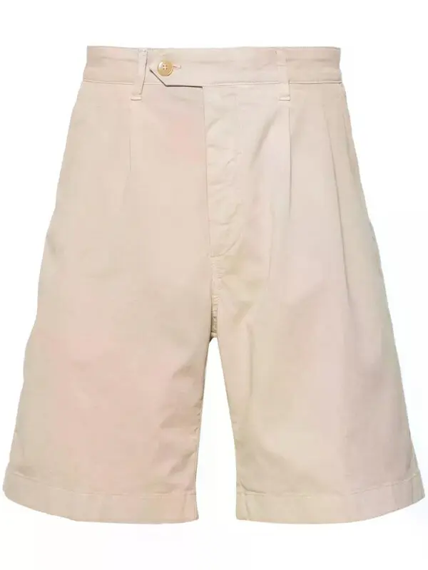 Canali Mid-rise Chino Shorts