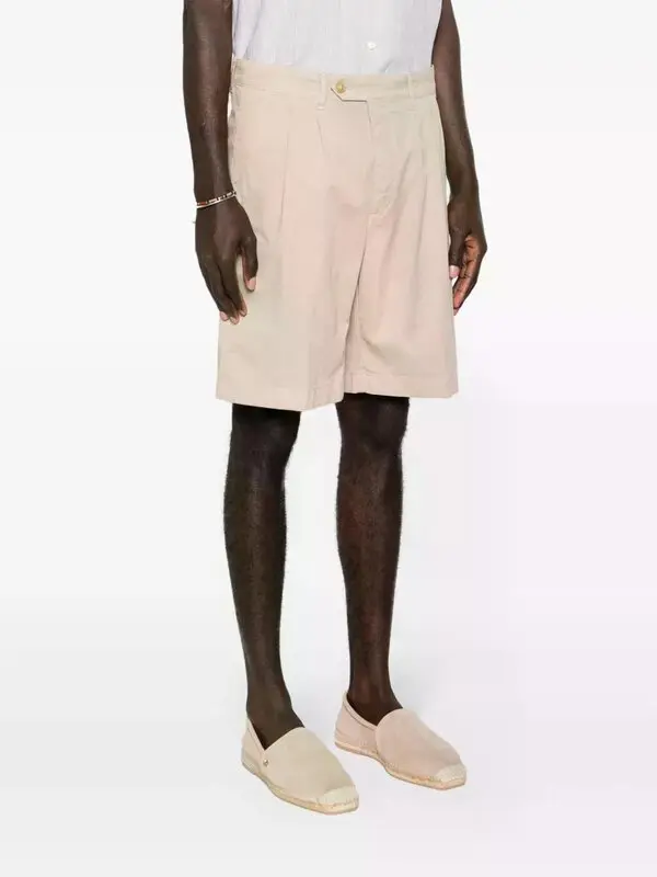 Canali Mid-rise Chino Shorts