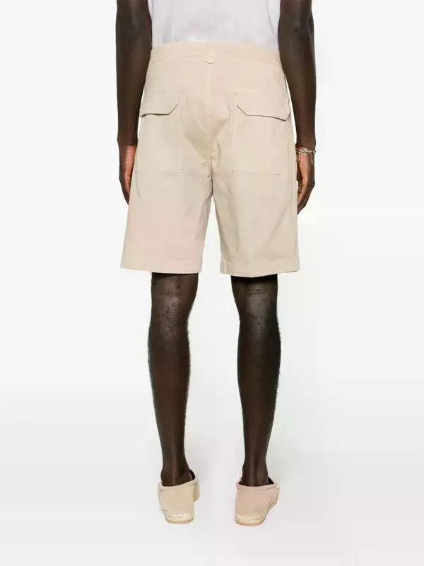 Canali Mid-rise Chino Shorts