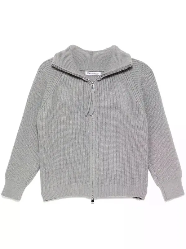GROUND ZERO Zip-up Cardigan - Grey