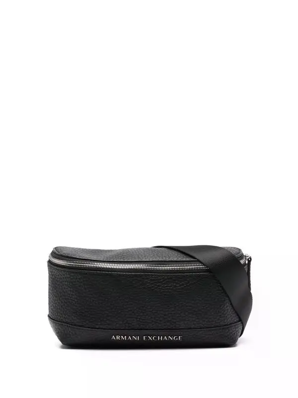 Armani Exchange Logo-plaque Belt Bag - Black