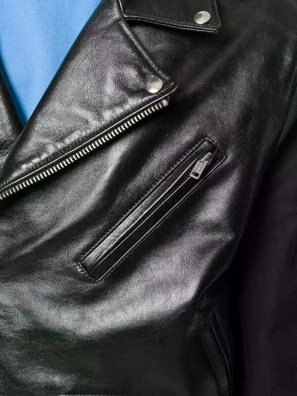 Calvin Klein Leather Biker Jacket