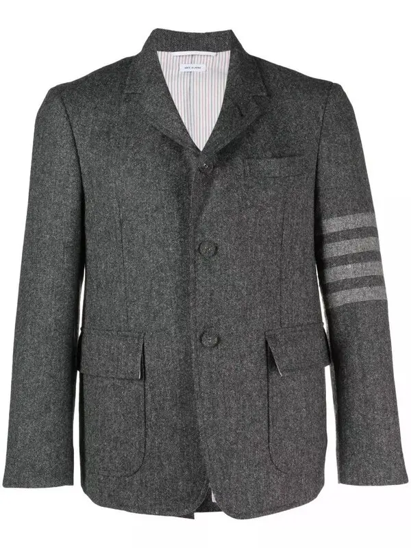 Thom Browne Stripe-detail Single-breasted Blazer