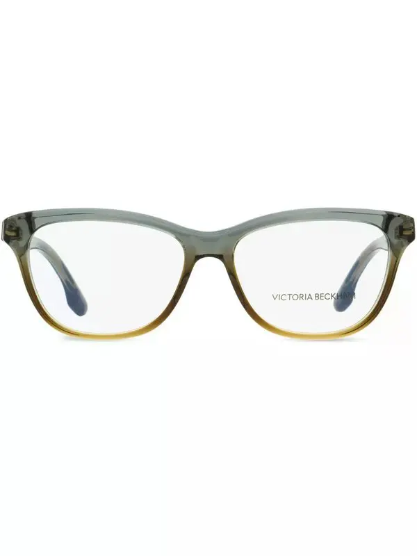Victoria Beckham Rectangle-frame Glasses - Grey