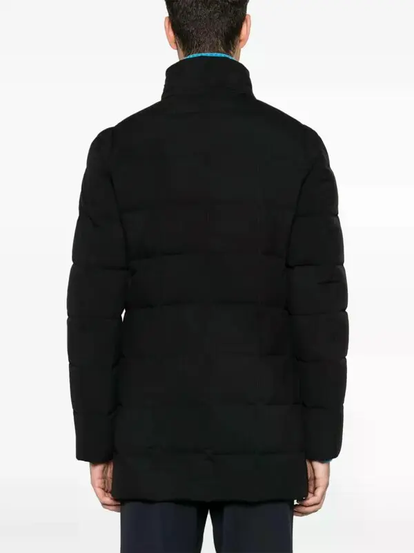 FAY Double-front Down Jacket - Black
