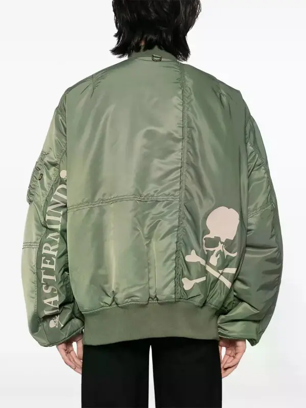 MASTERMIND WORLD X Alpha Industries Bomber Jacket - Green