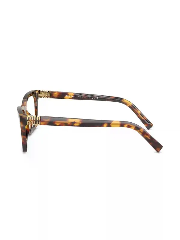 Miu Miu Square-frame Glasses - Brown