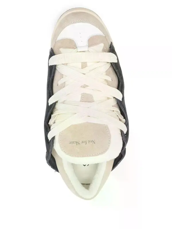 SANTHA Lace-up Sneakers - Neutrals