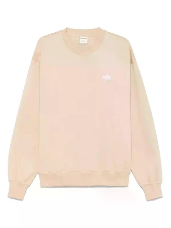 WALK IN PARIS Fleece Crew-neck Sweatshirt