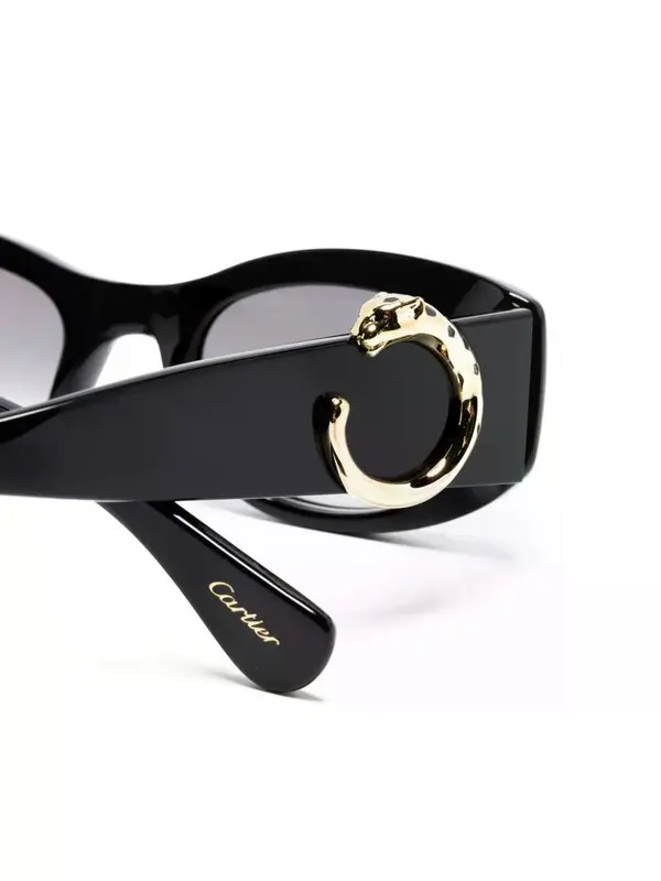 Cartier Panthère C Rectangle-frame Sunglasses