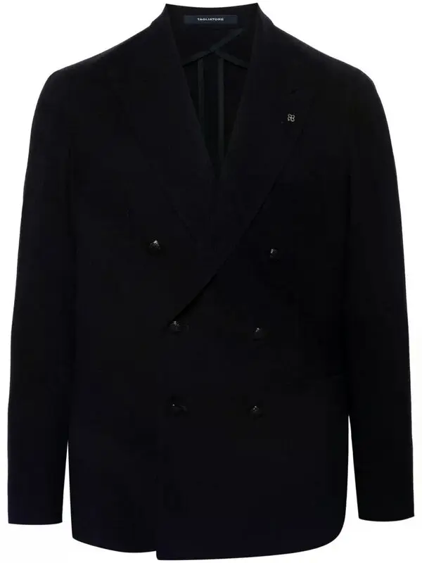 Tagliatore Double-breasted Blazer - Blue