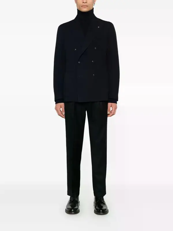 Tagliatore Double-breasted Blazer - Blue