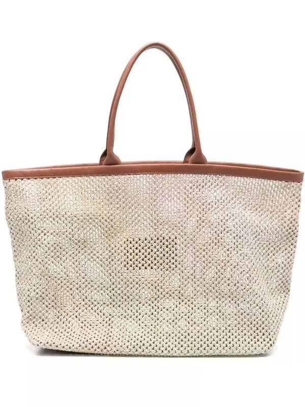 Eleventy Interwoven Tote Bag