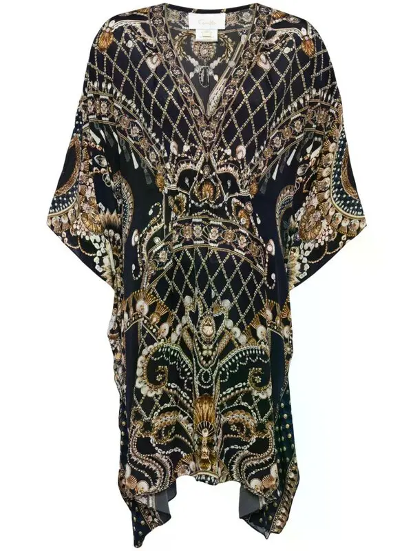 Camilla Short Printed Kaftan