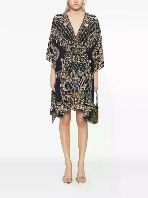Camilla Short Printed Kaftan