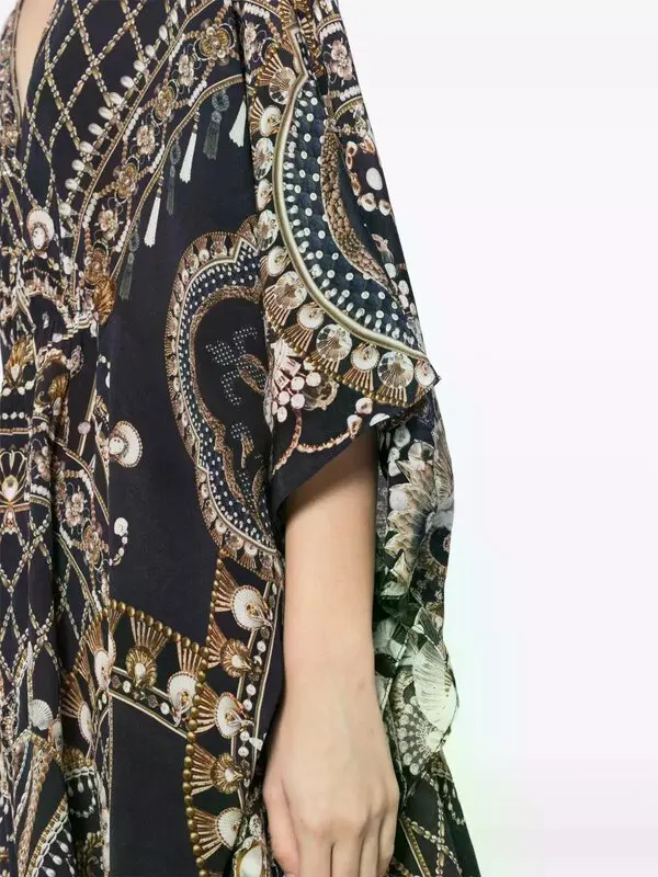 Camilla Short Printed Kaftan