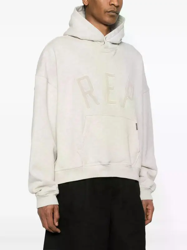 REPRESENT Appliqué Hoodie - Neutrals