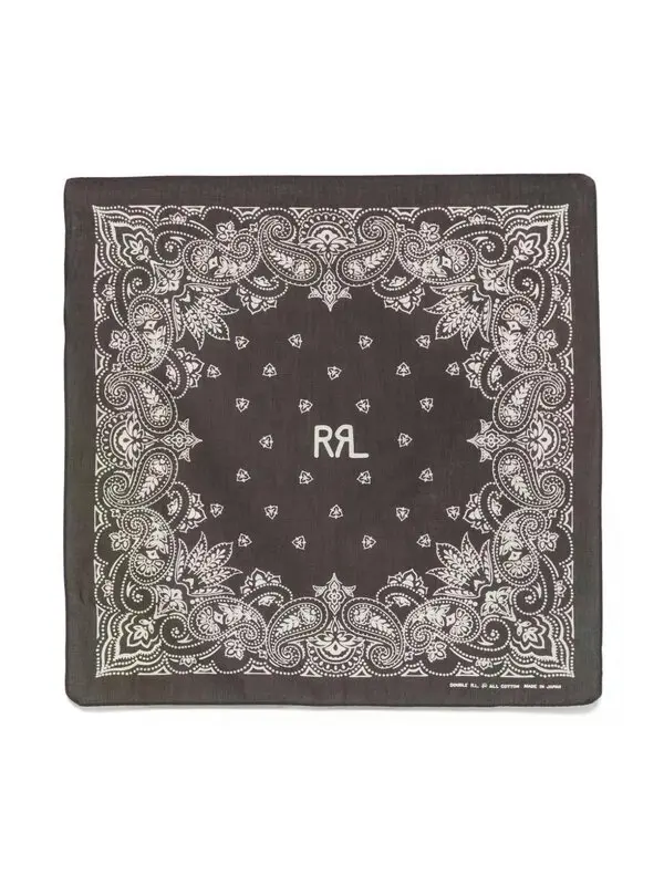 Ralph Lauren Paisley-print Scarf - Black