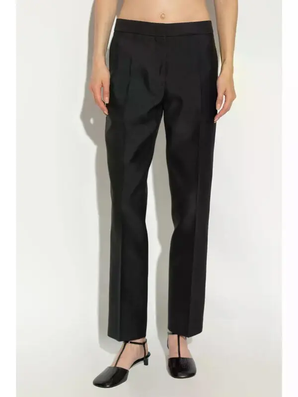 JIL SANDER Creased Straight-leg Trousers