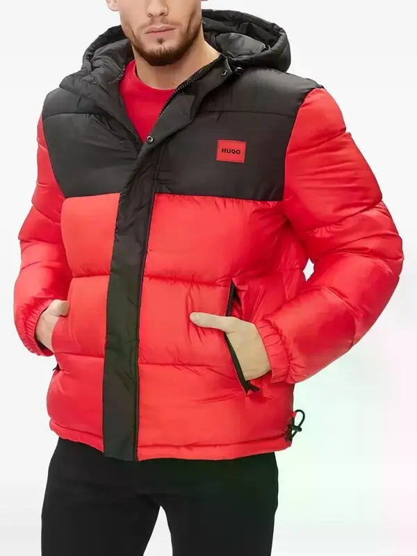 Hugo Padded Jacket With Hood And Drawstring Hem
