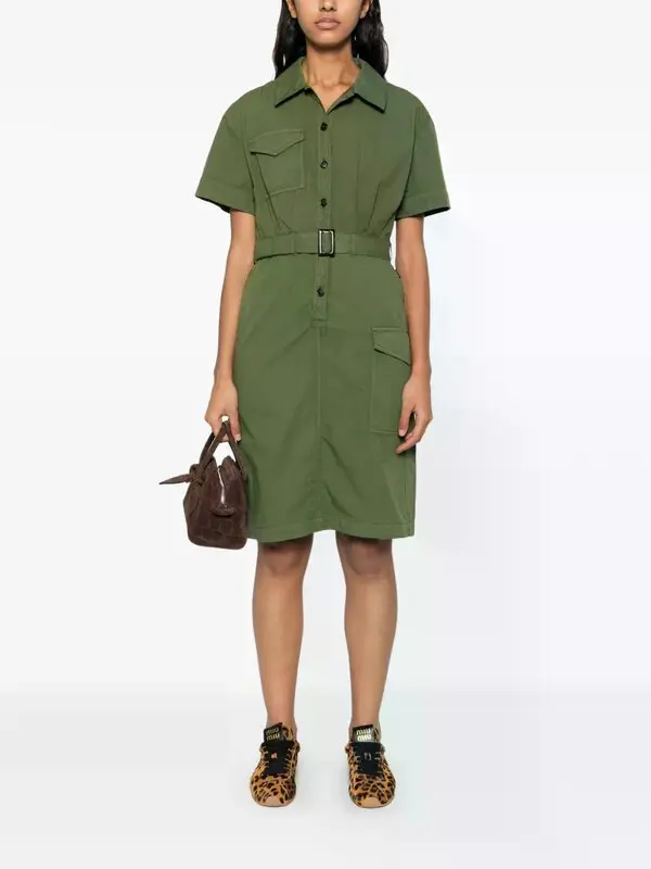 Woolrich Belted Shirt Dress