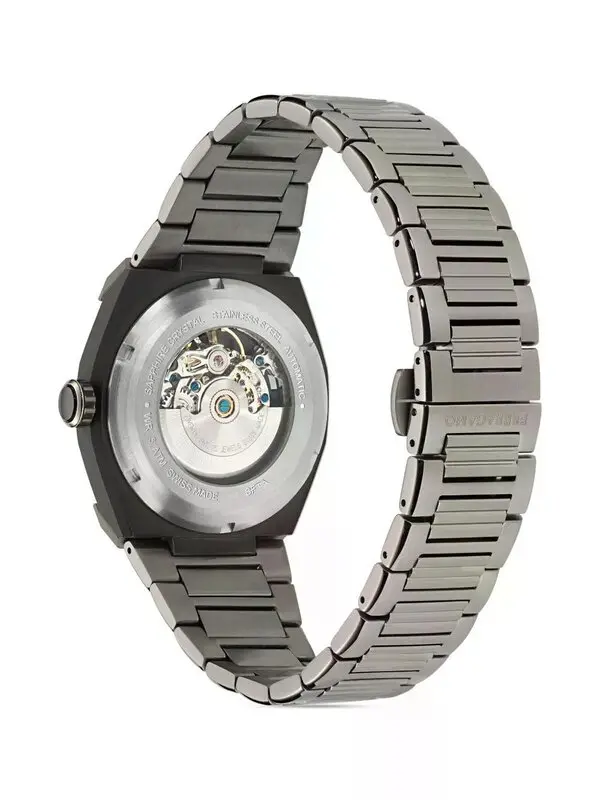 FERRAGAMO Automatic Stainless Steel Skeleton Dial Watch