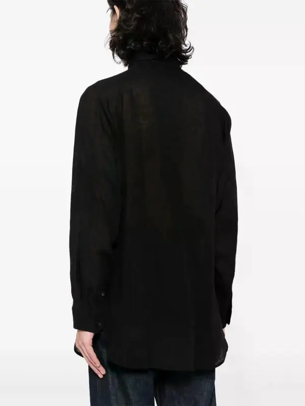 Yohji Yamamoto Panelled Linen Shirt
