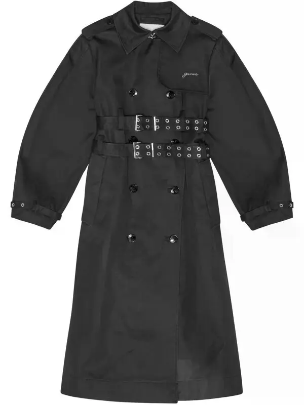 GANNI Organic Cotton Trench Coat