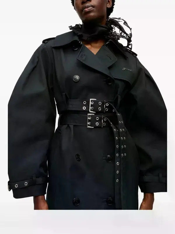 GANNI Organic Cotton Trench Coat