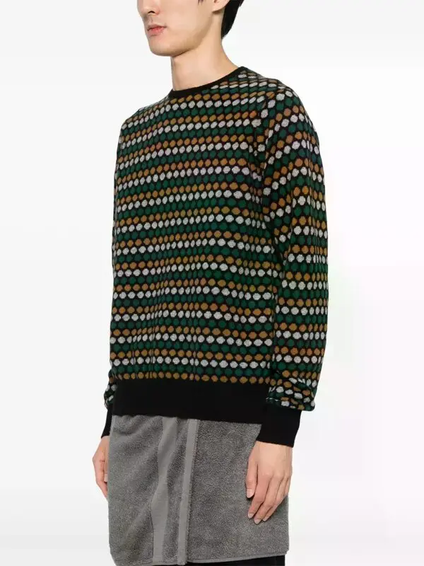 Kolor Polka Dot-pattern Cashmere Jumper