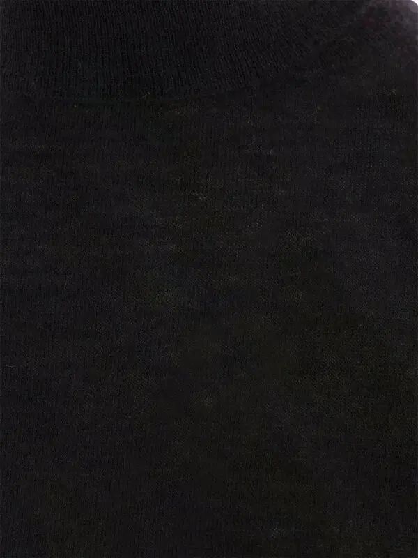 ALLUDE Roll Neck Knit T-shirt